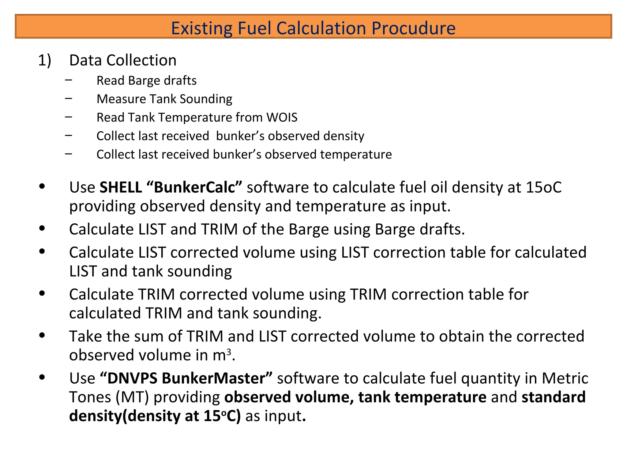 Computerized Fuel Management System in a Barge | PPS