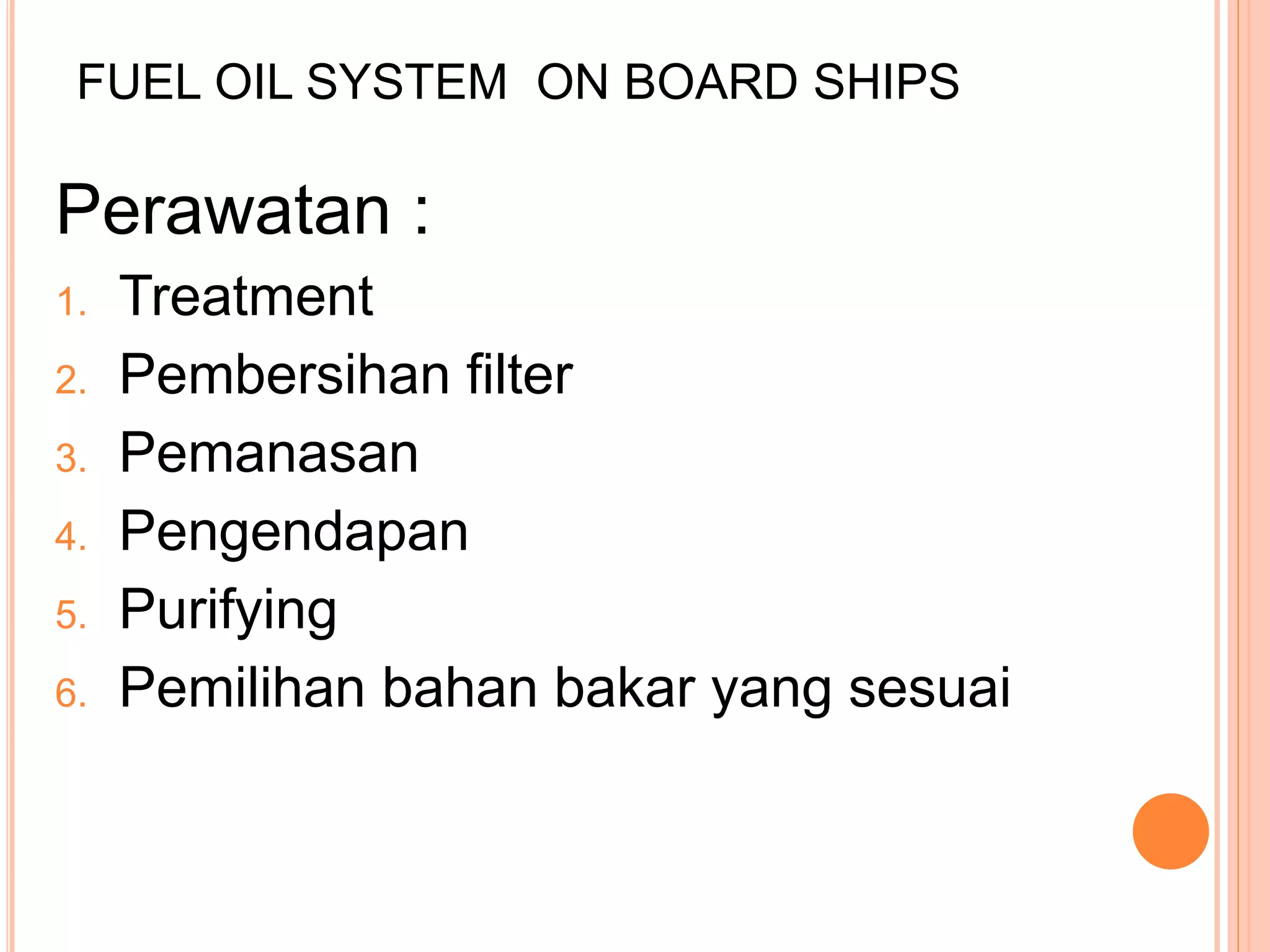 Fuel oil system | PPTX