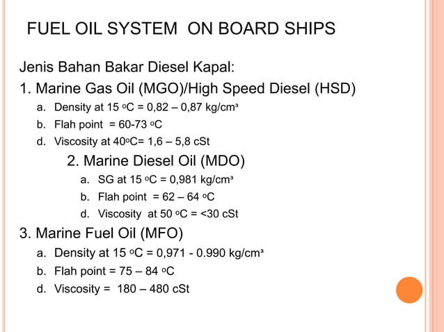 Fuel oil system | PPTX