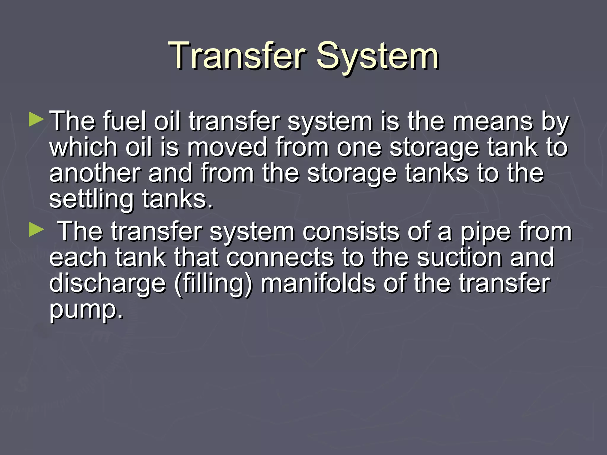 Fuel Oil Systems | PPT