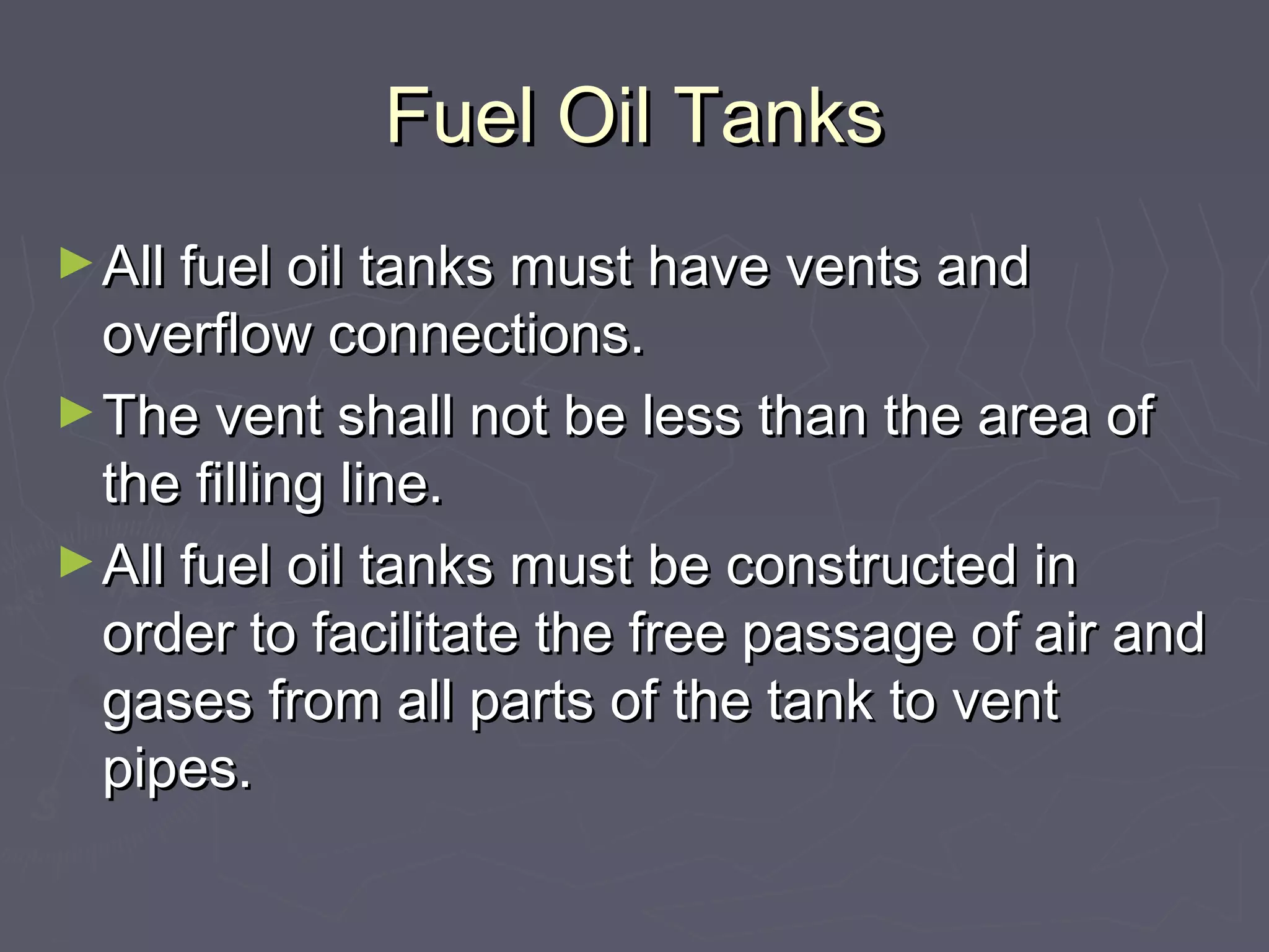 Fuel Oil Systems | PPT
