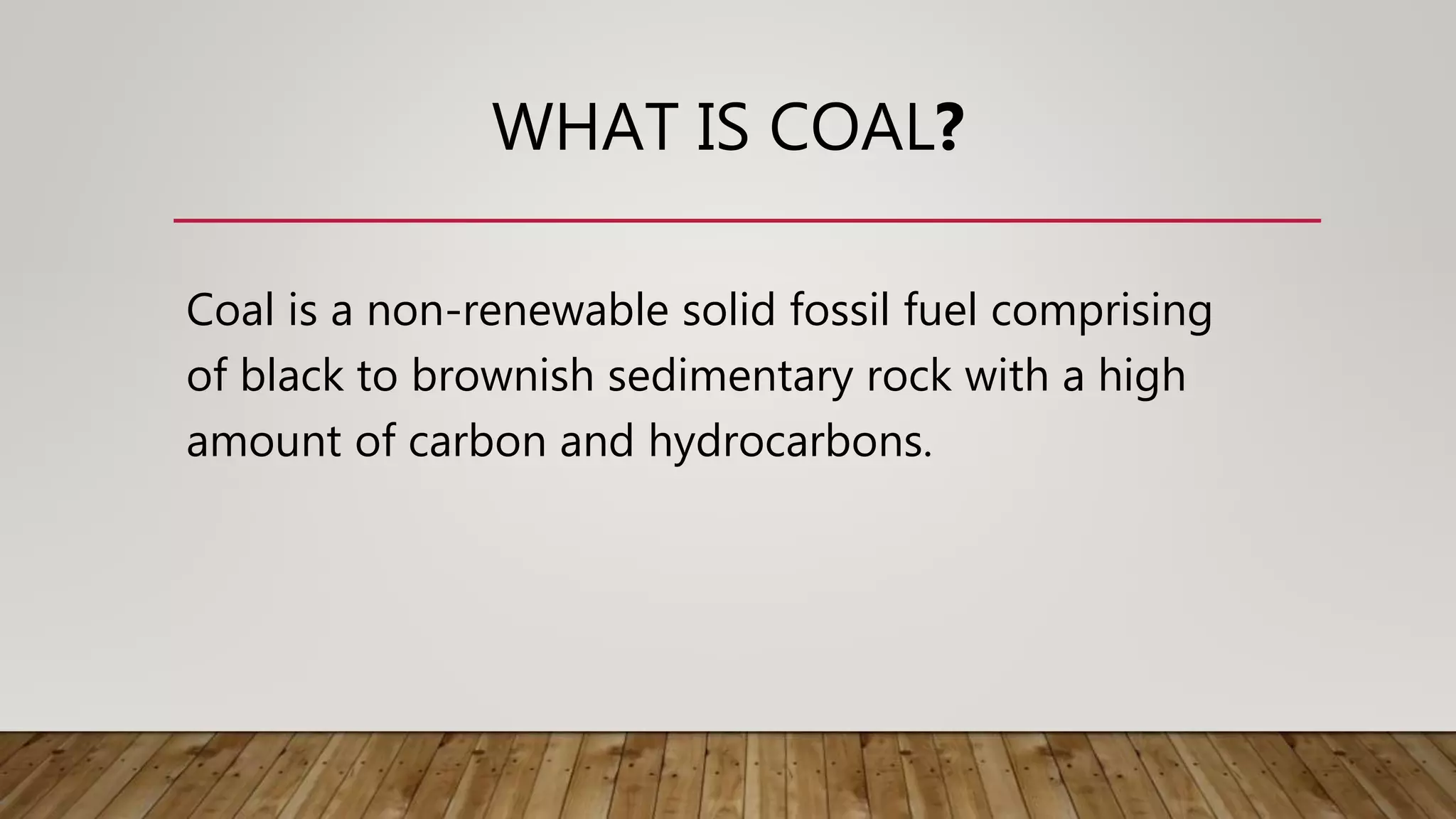 Coal Classification,composition & basis | PPTX
