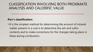 Coal Classification,composition & basis | PPTX