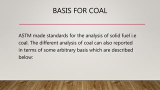 Coal Classification,composition & basis | PPTX