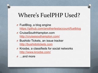 FuelPHP | PPT