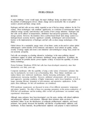 Fuel cells | PDF