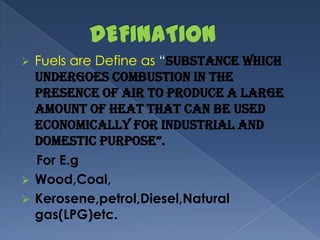 Fuels | PPTX