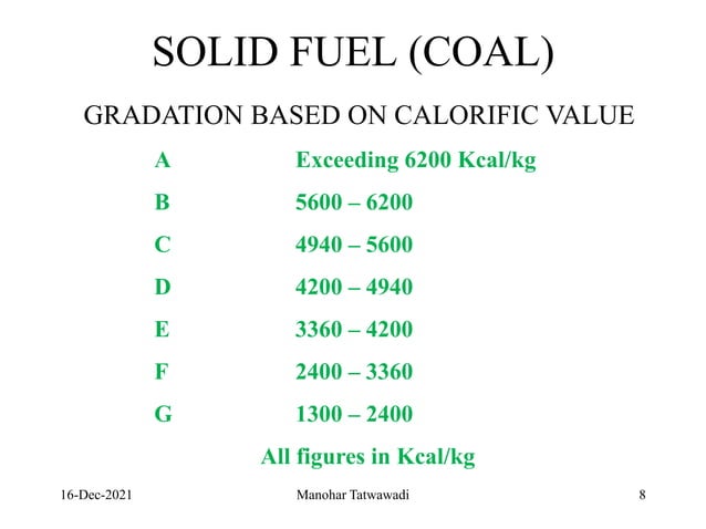 Fuels and Combustion Equations | PPT