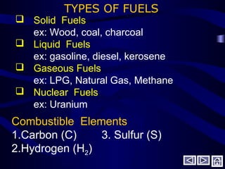 Fuels and combustion (2014) | PPT