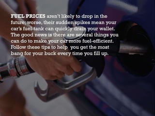 Top Fuel Saving Tips: Proven Strategies to Improve Your Vehicle's ...