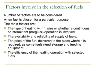 Fuels in solid, liquid & gaseous state | PPT