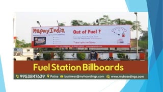 Fuel station billboard advertising | PPTX