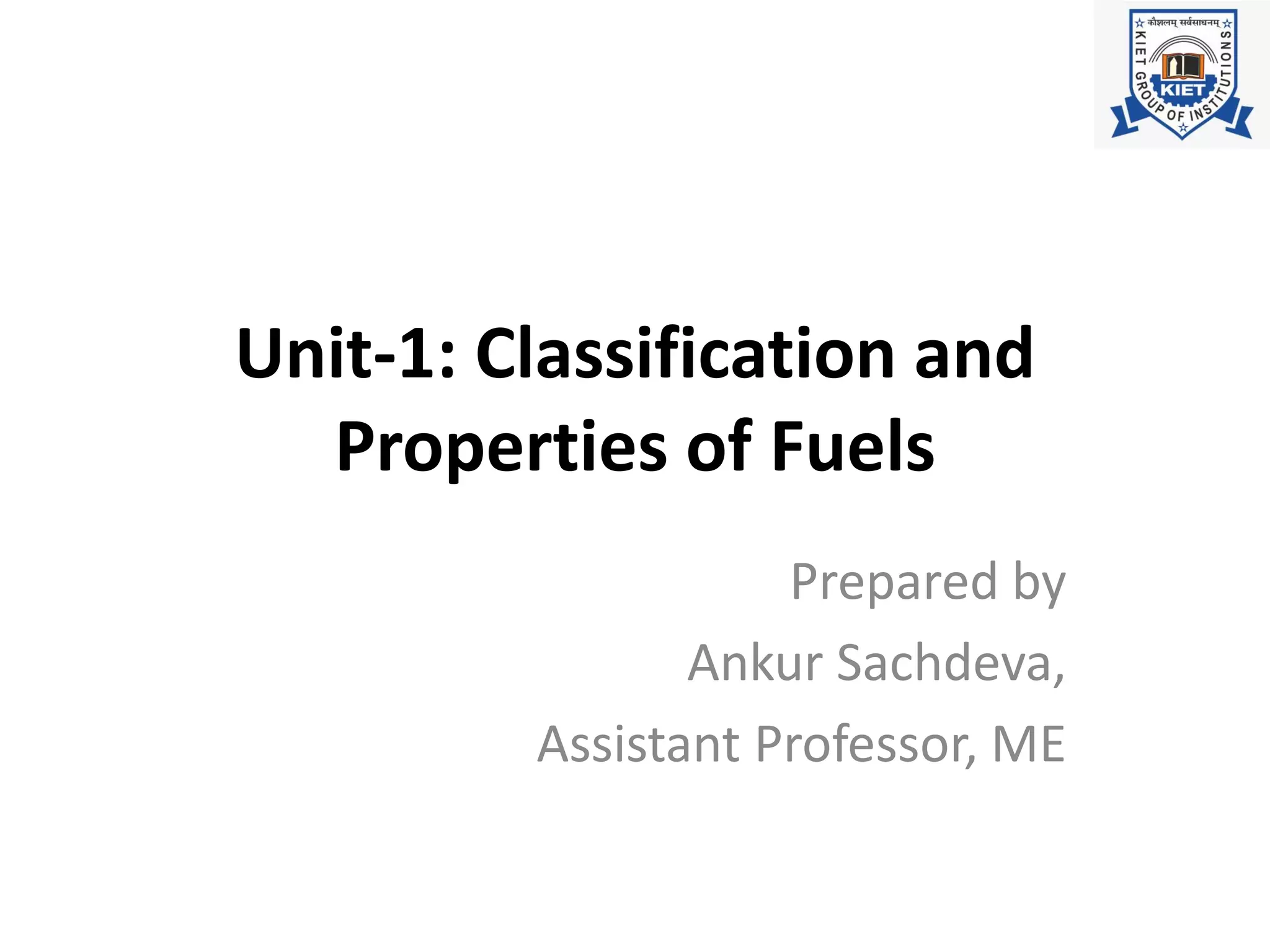 Fuels, their types and characteristics .pdf