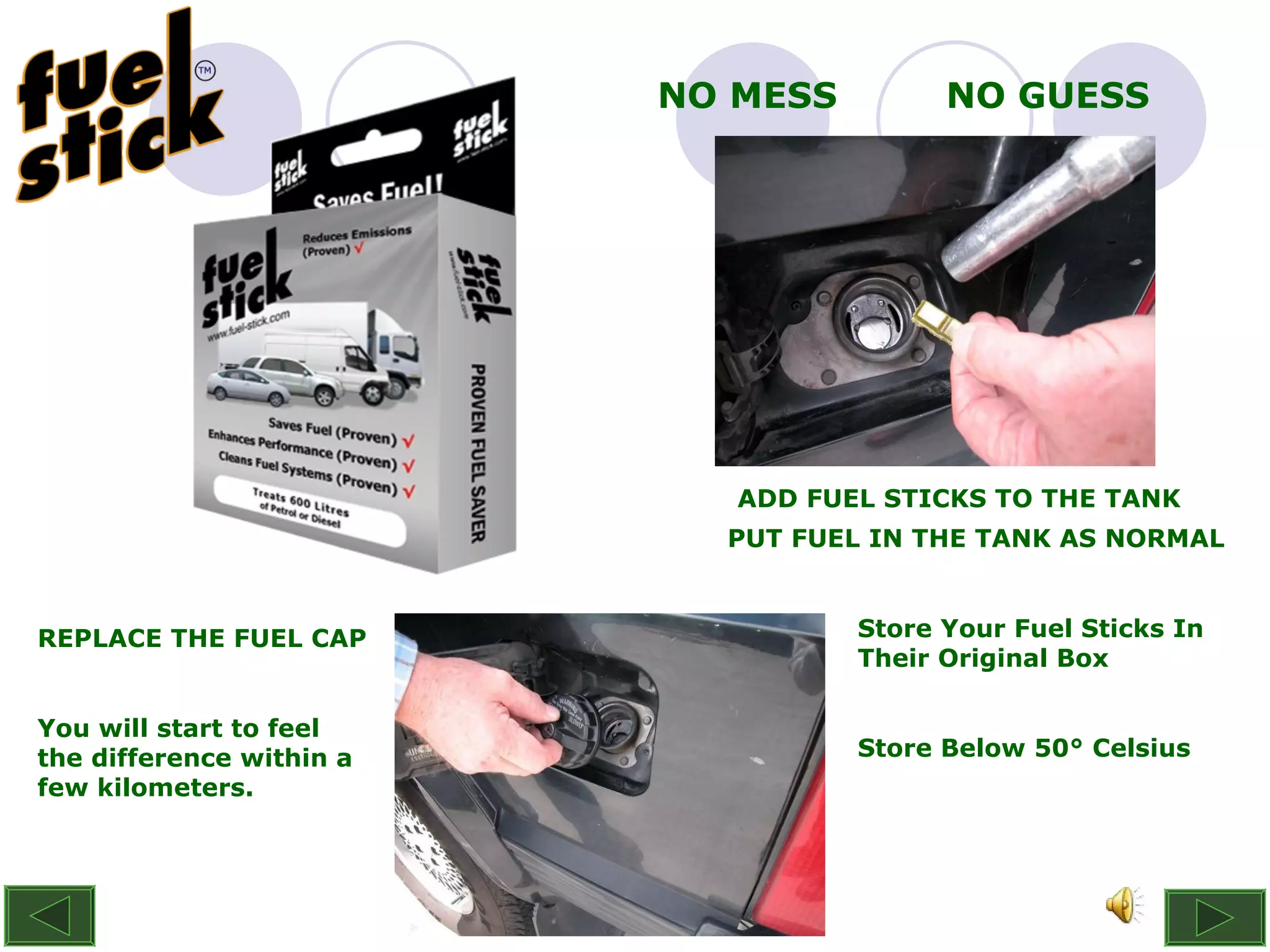 Fuel stick presentation voice | PPT