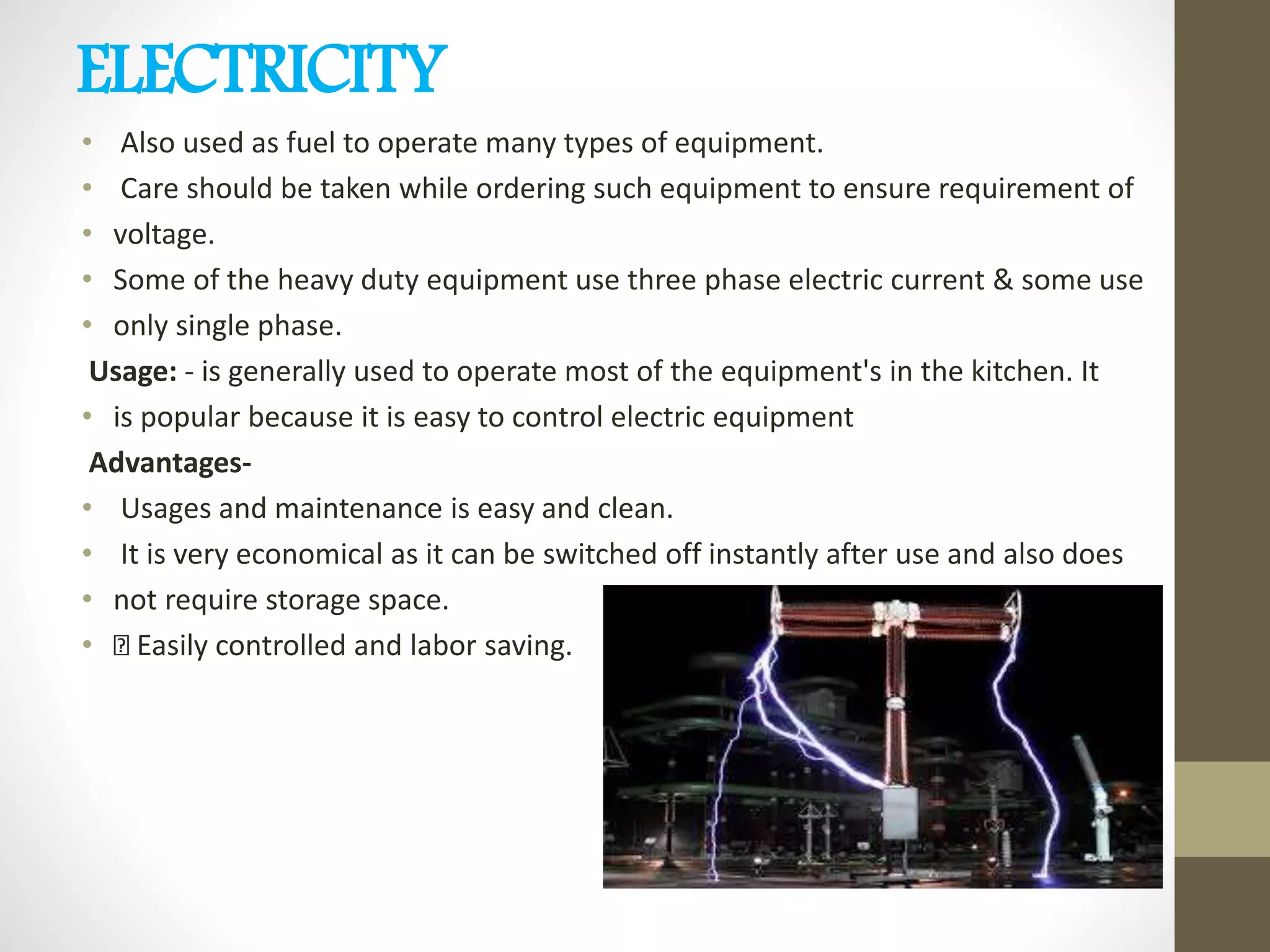 Fuels used in hotel kitchens | PPTX