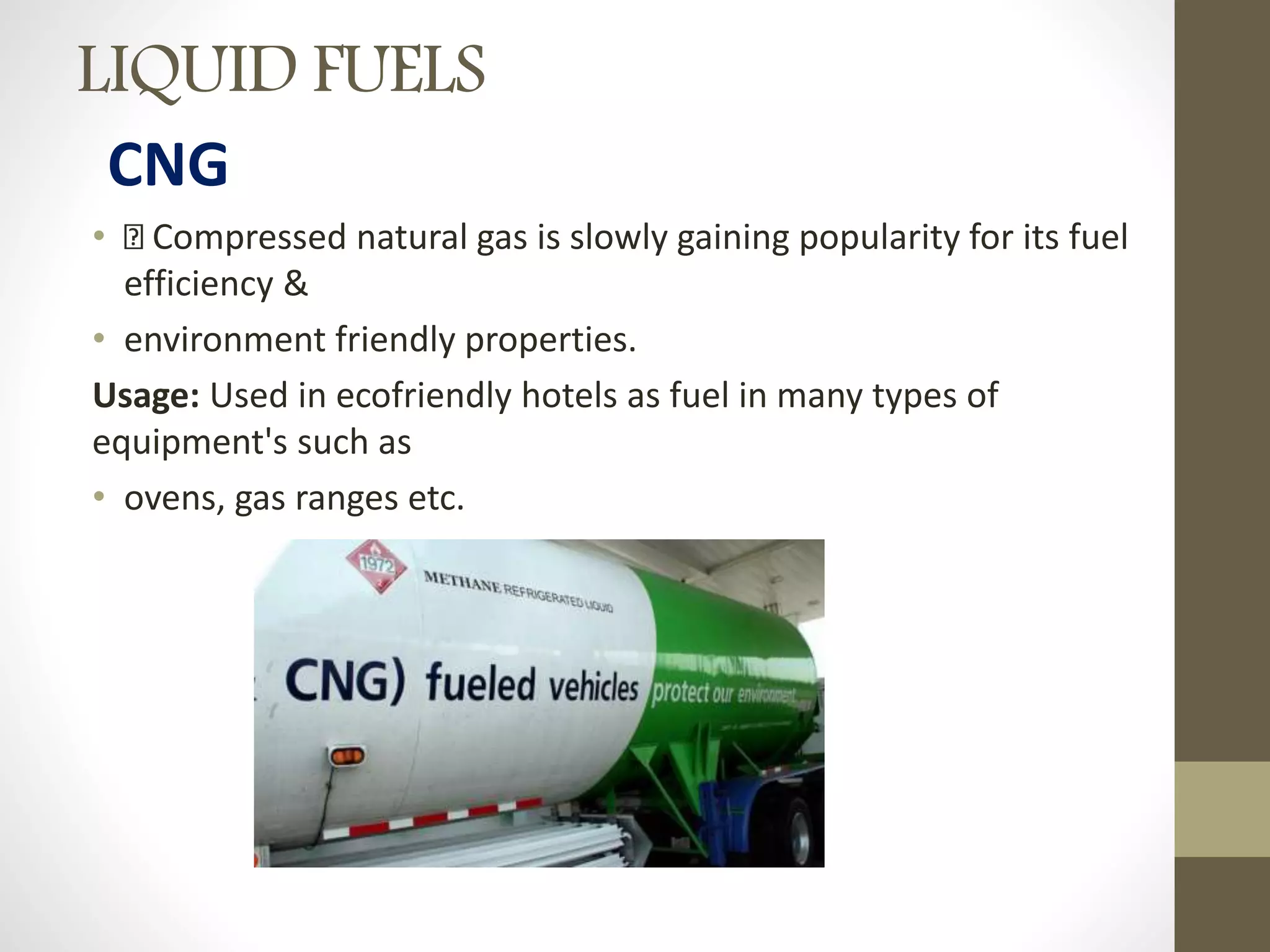 Fuels used in hotel kitchens | PPTX