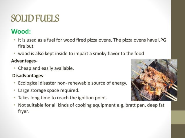 Fuels used in hotel kitchens | PPTX | Home Appliances | Home & Garden