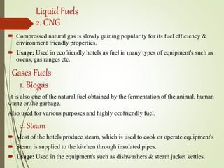 Fuels used in kitchen | PPTX