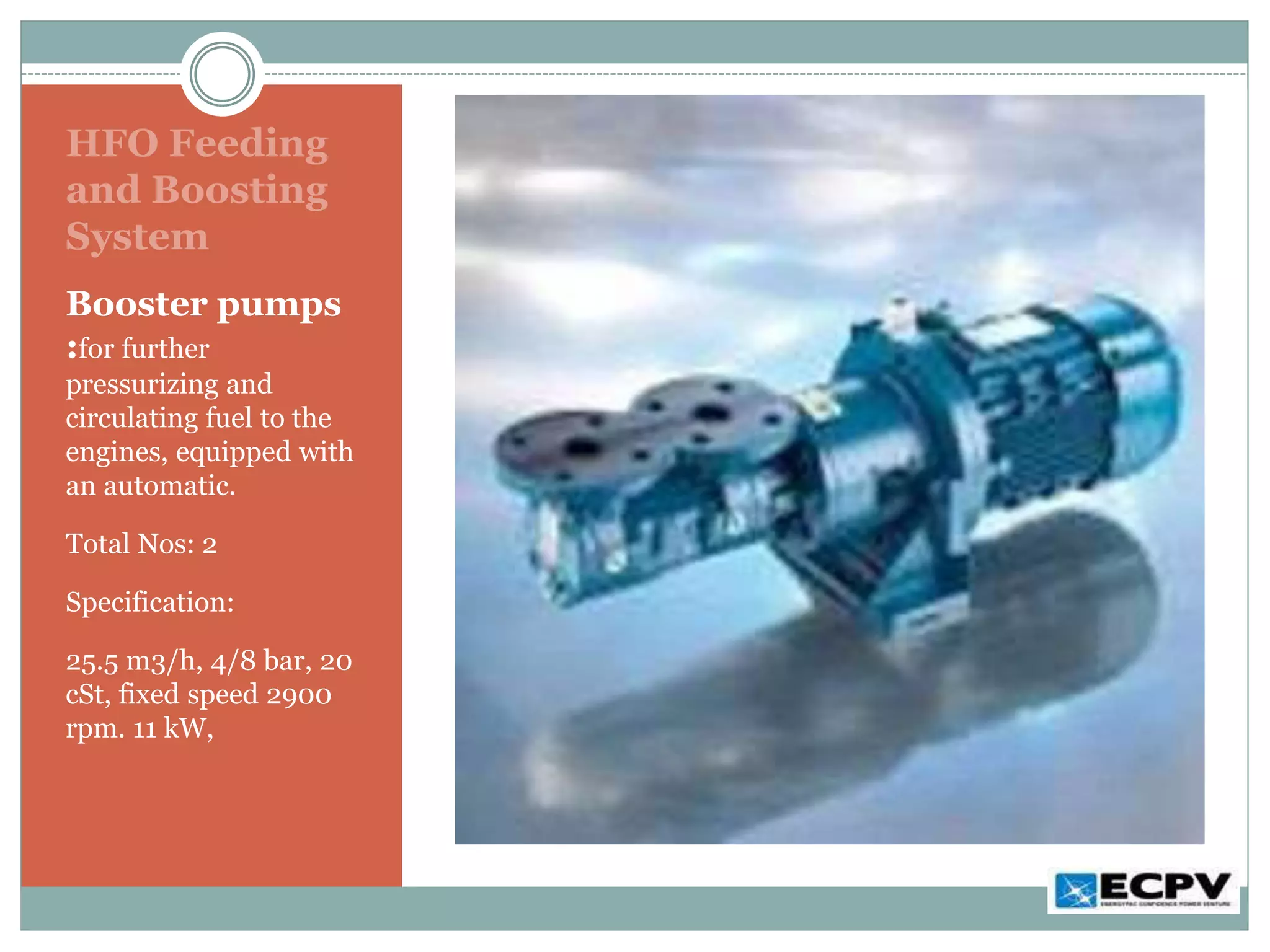Fuel system of HFO Plant | PPTX