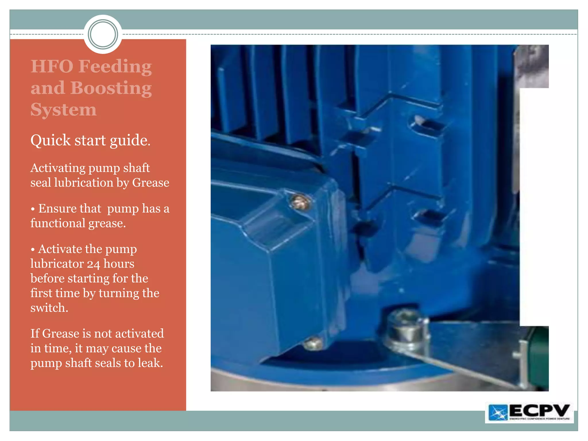 Fuel system of HFO Plant | PPTX