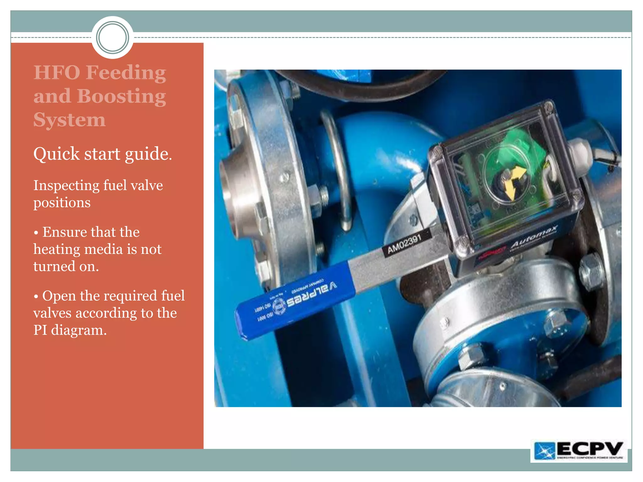 Fuel system of HFO Plant | PPTX