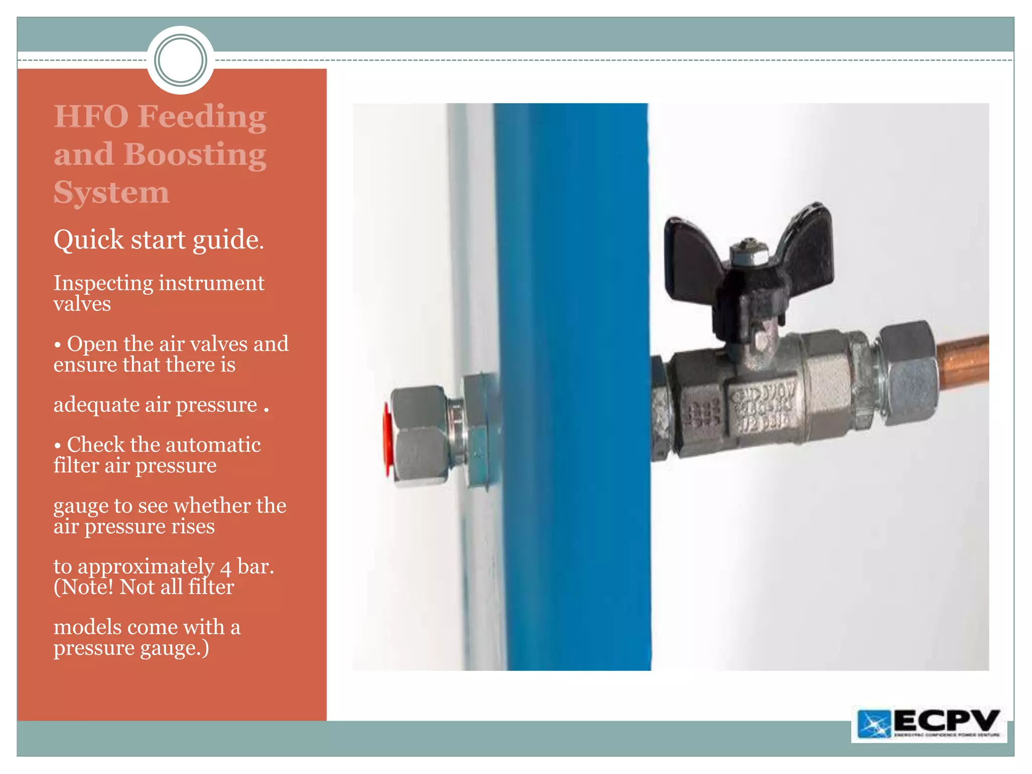 Fuel system of HFO Plant | PPTX