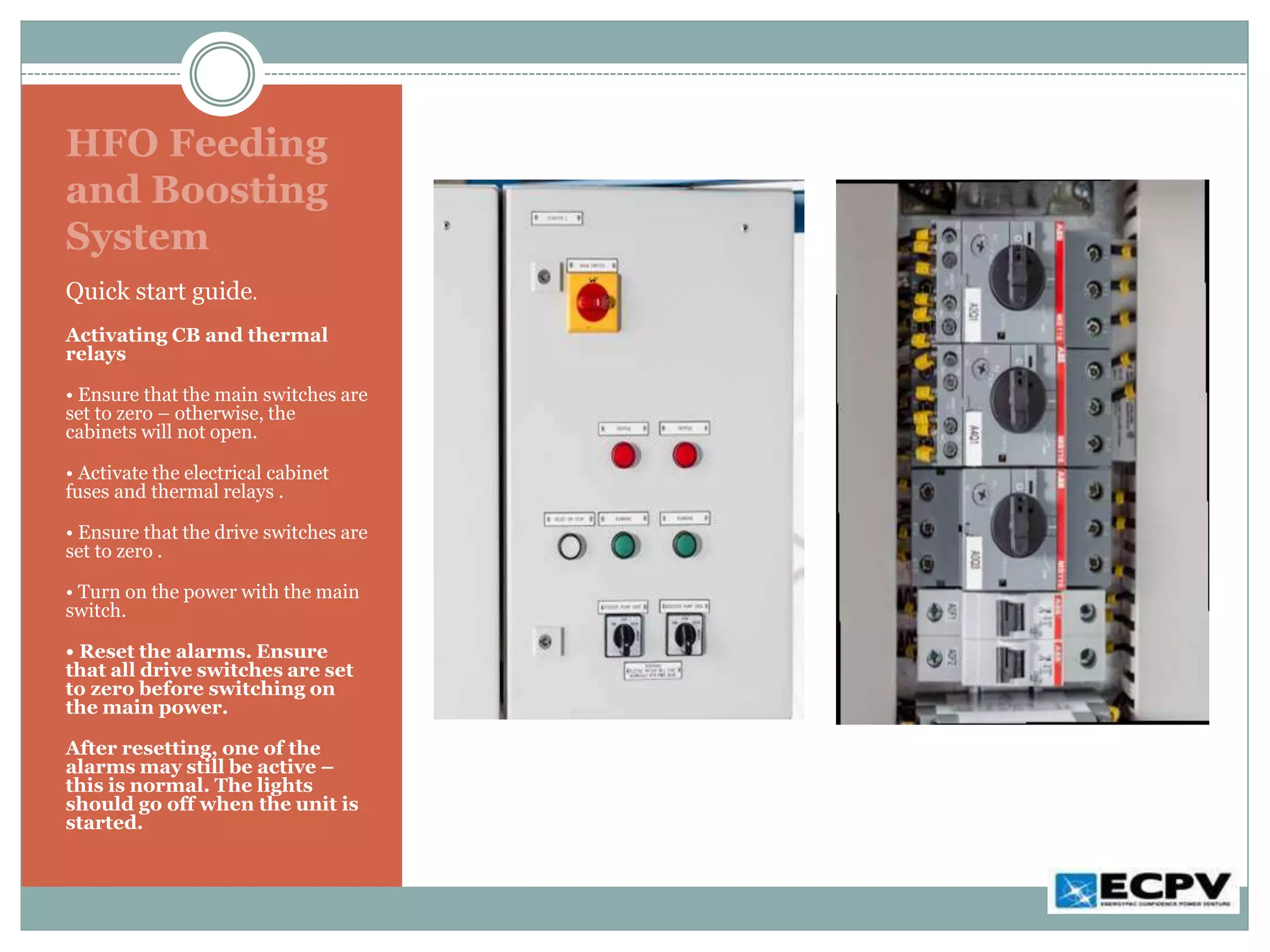 Fuel system of HFO Plant | PPTX