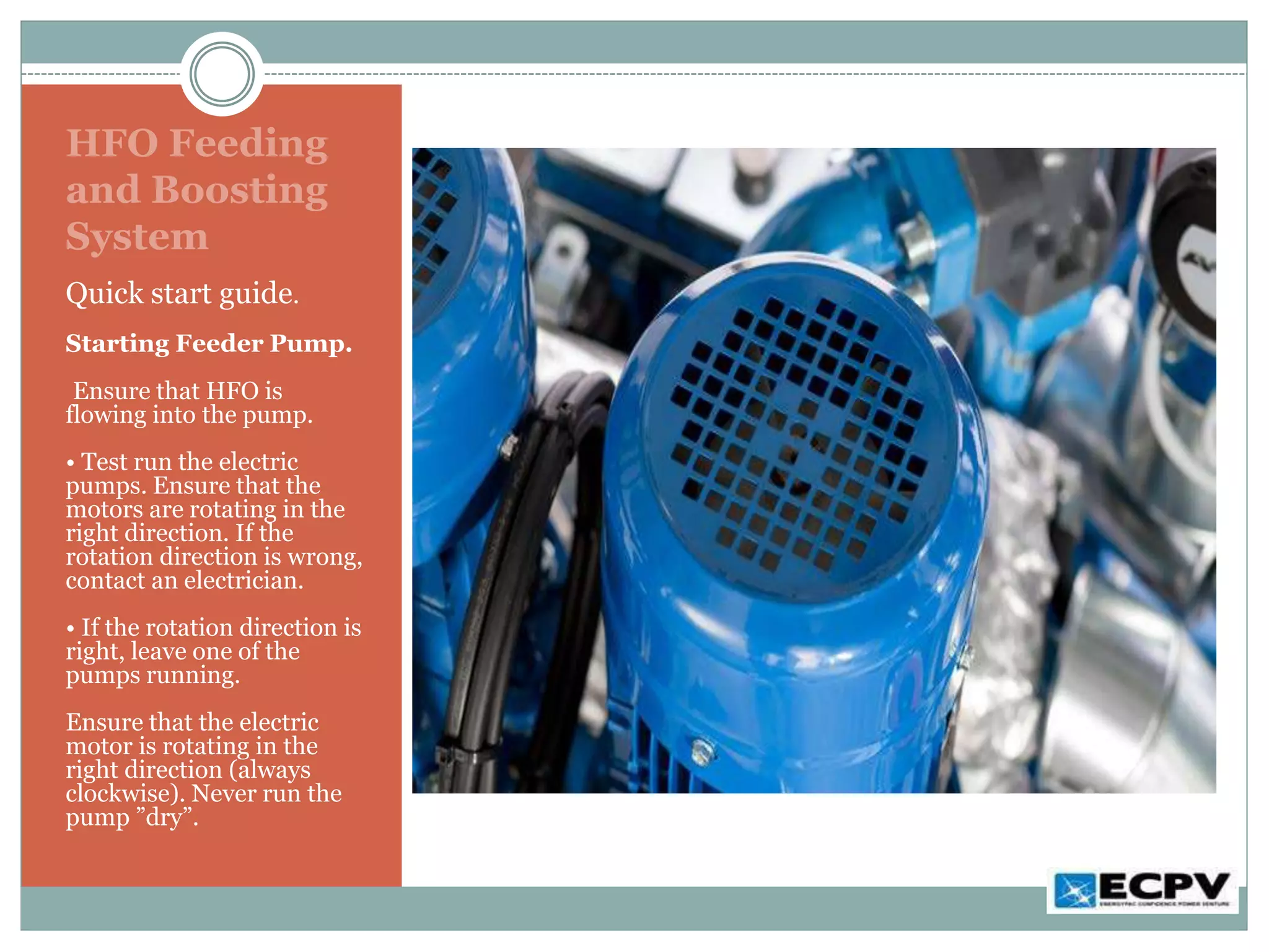 Fuel system of HFO Plant | PPTX