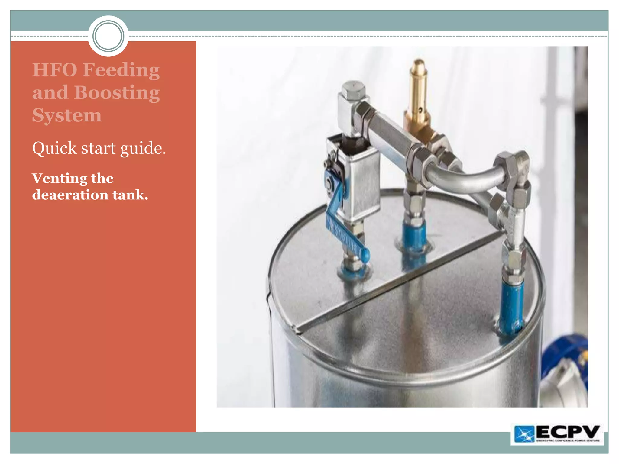 Fuel system of HFO Plant | PPTX