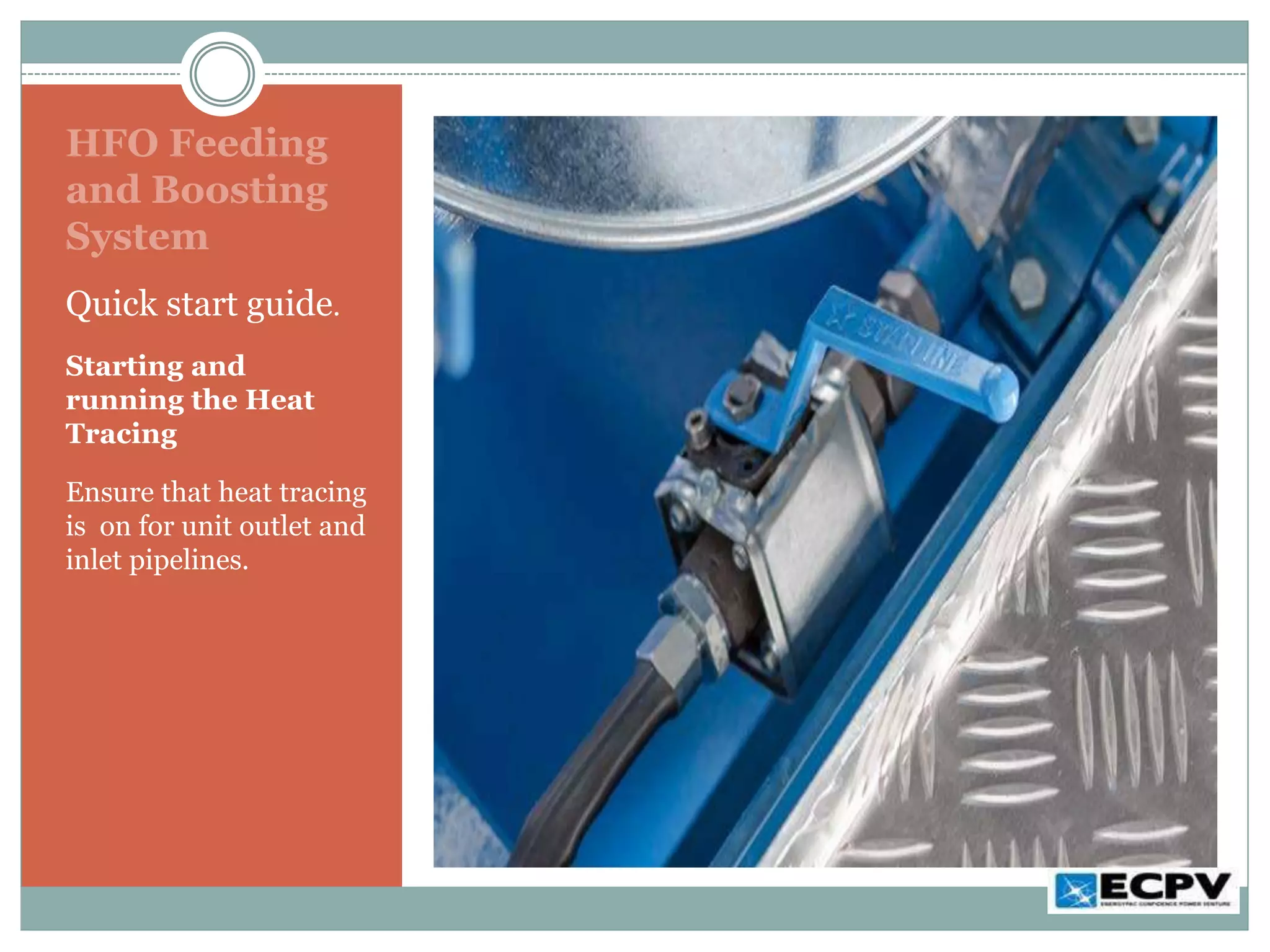 Fuel system of HFO Plant | PPTX