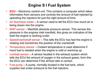Fuel system Injector and pump TBI and MPFI.ppt