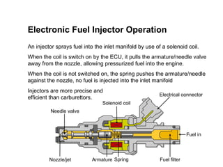 Fuel system Injector and pump TBI and MPFI.ppt