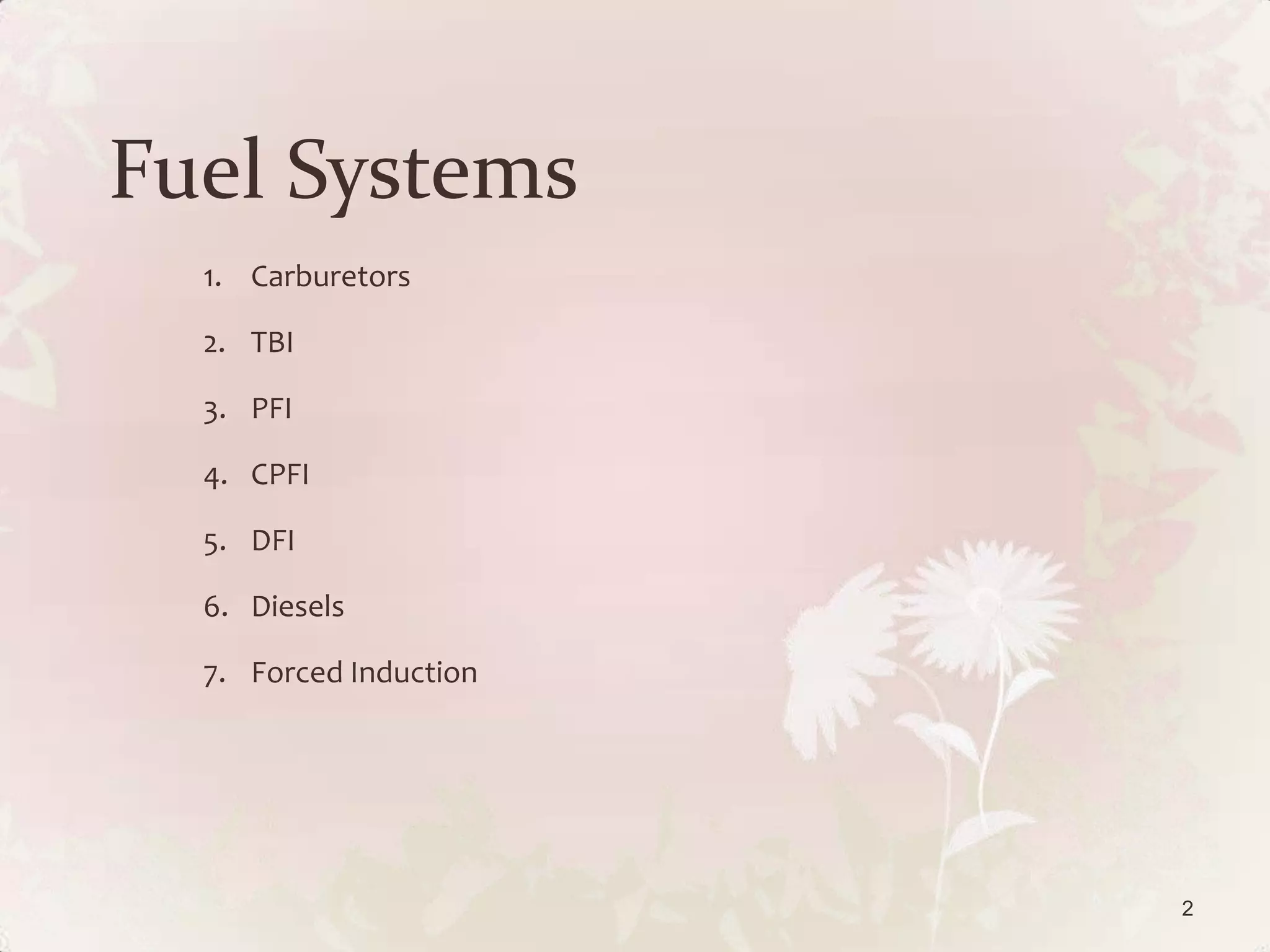 Fuel Systems | PPTX