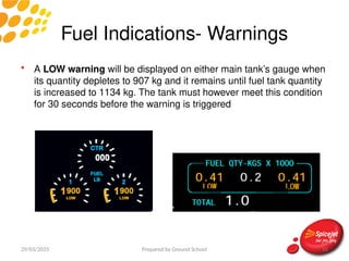 B737 Fuel System - powerpoint presentation | PPTX