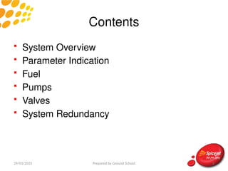 B737 Fuel System - powerpoint presentation | PPTX