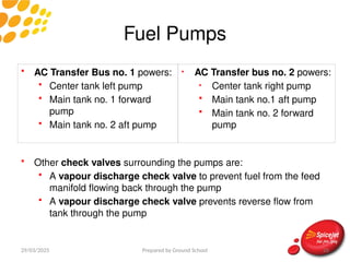 B737 Fuel System - powerpoint presentation | PPTX