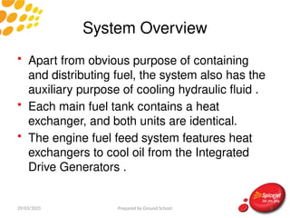 B737 Fuel System - powerpoint presentation | PPTX