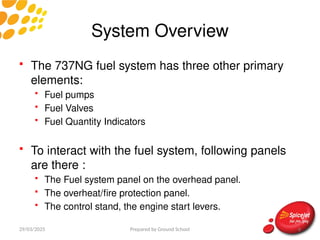 B737 Fuel System - powerpoint presentation | PPTX