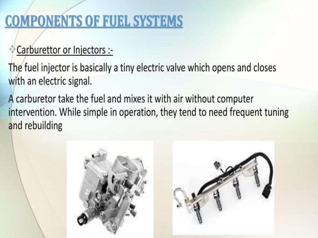 Fuel System Used in Automobile.ppt