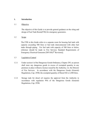 Fuel tank room_requirements | PDF