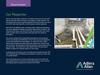 Fuel terminal decommission | PPTX