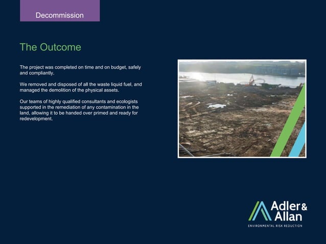 Fuel terminal decommission | PPT