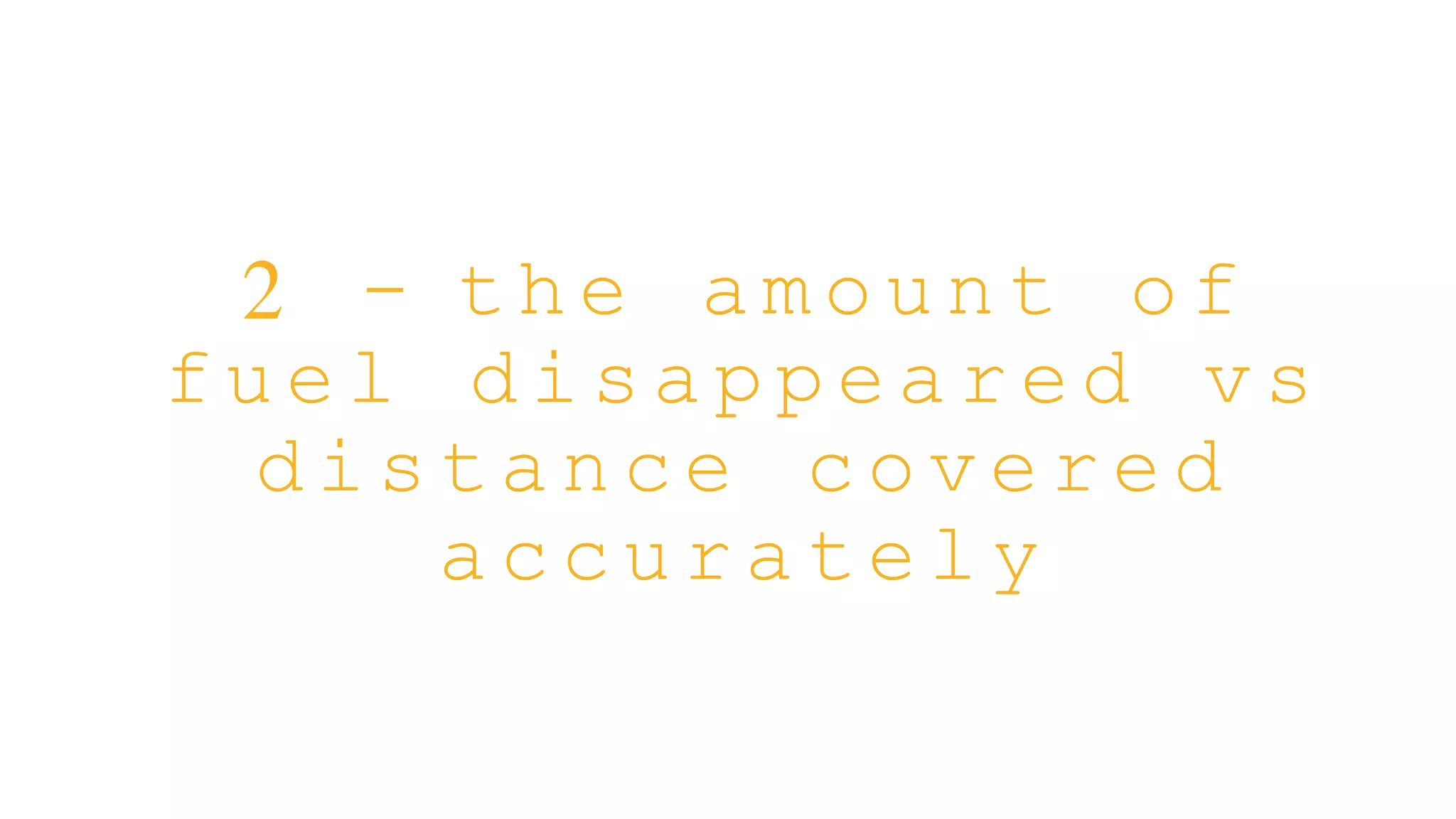 Fuel tracking system | PPTX