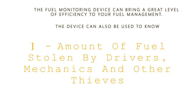 Fuel tracking system | PPT