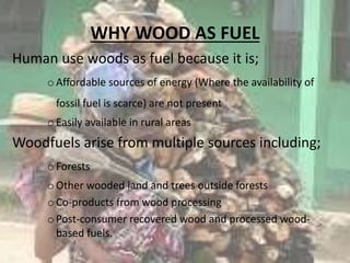 Fuel wood species of Pakistan | PPTX