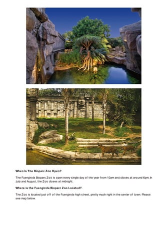 Fuengirola Bioparc Zoo Costa del Sol Spain | PDF