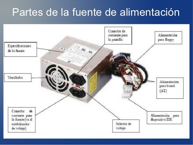 Fuente de alimentacón