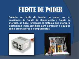 Fuente de poder | PPTX