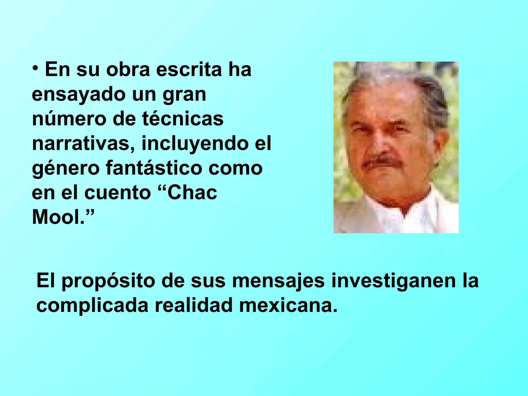 Carlos Fuentes "Chac Mol" | PPT