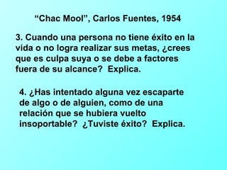 Carlos Fuentes "Chac Mol" | PPT